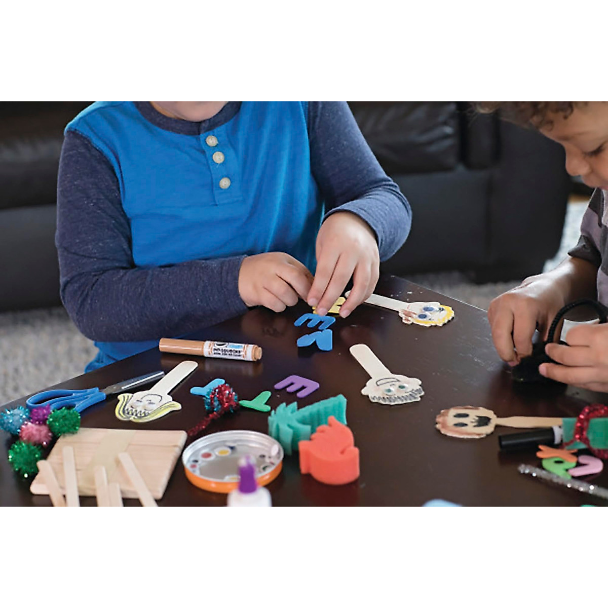 Chenille Kraft Wiggle Eyes 4 Tier Stacker 400-Piece Assorted Black Painted and Bright