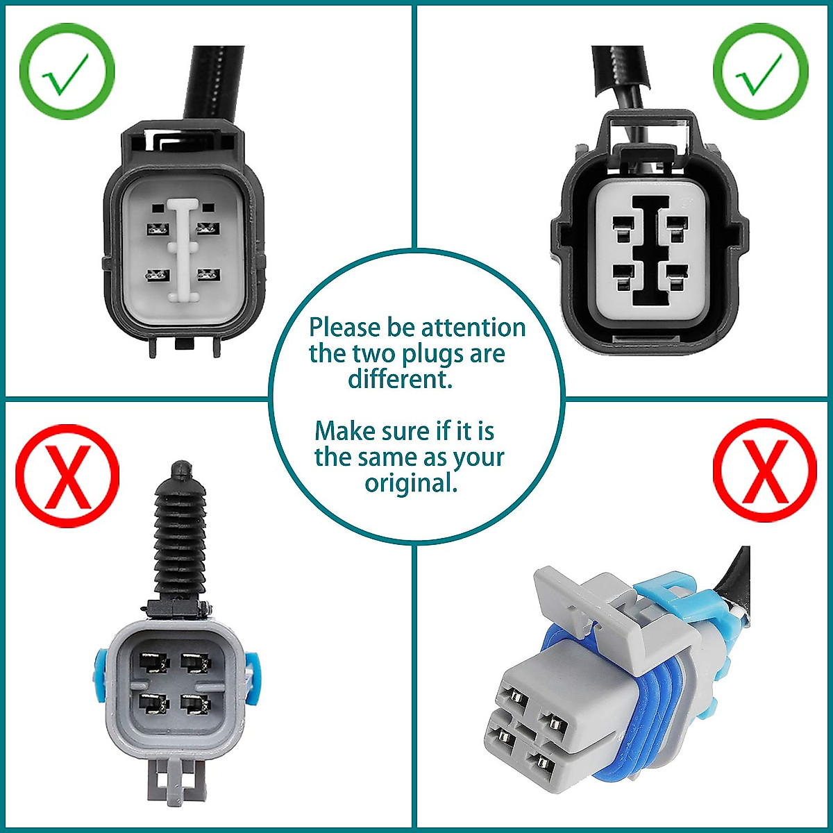 O2 Oxygen Sensor Upstream Downstream 2Pcs Compatible with Honda CR-V Replaces# 234-9005, 234-4125