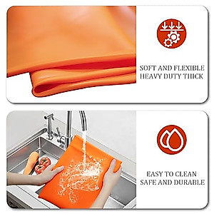 Silicone Blackstone Griddle Cover, 28 Inch Blackstone Griddle Cover Mat, Reusable Heavy Duty Food Grade Blackstone Accessories, Protect Grill From Rust,Insects, Leaves