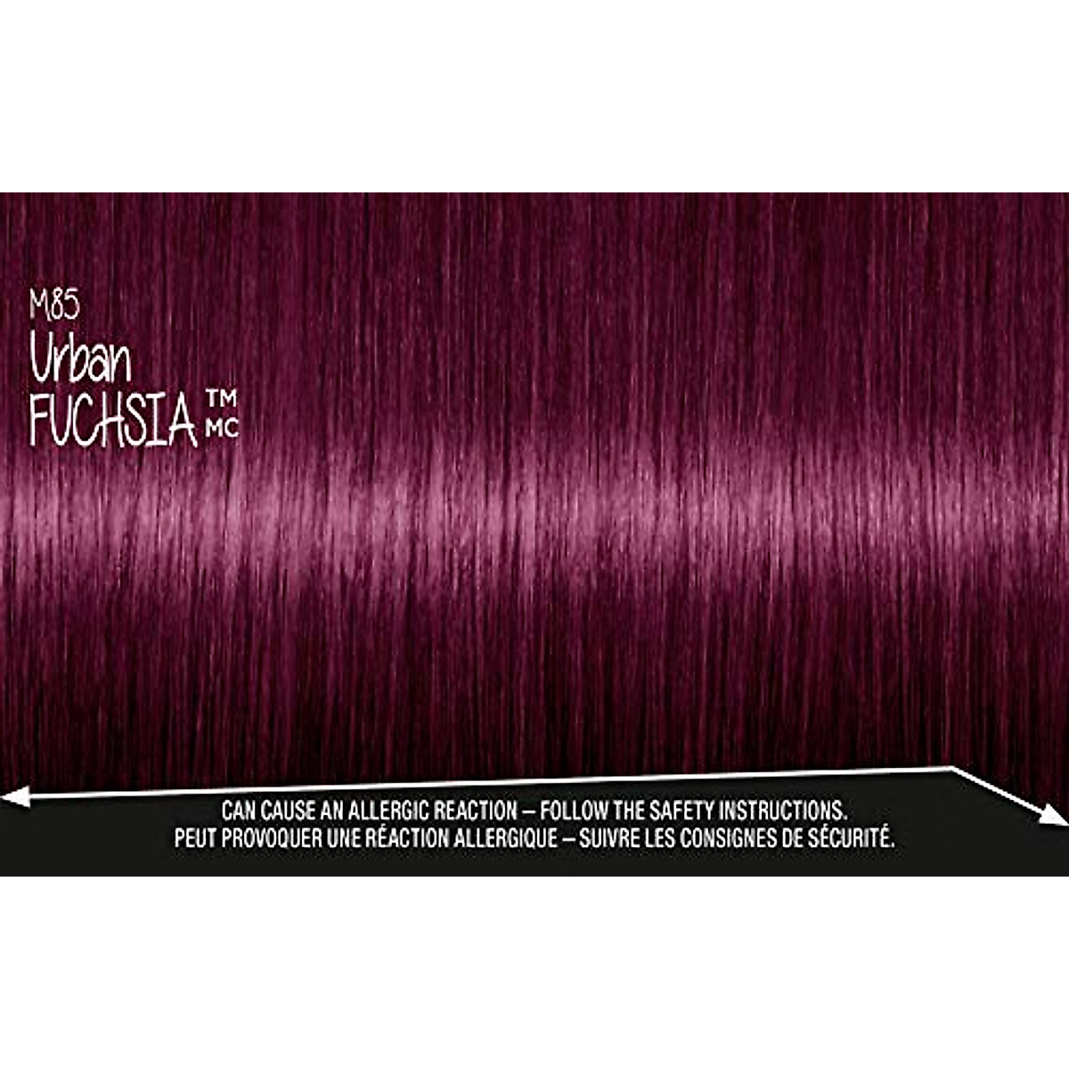 Got2b Metallics Permanent Hair Color, M85 Urban Fuchsia