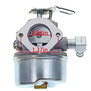 MOTOALL Carburetor for Tecumseh 632107A 632107 640084B 640084A TORO 521 SnowBlower HSK40, HSK50,HS50 LH195SP - Tecumseh 632107 Carb With Gasket