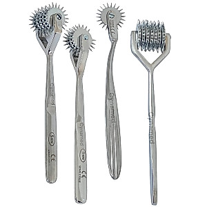 Premium German Wartenberg Pinwheel 1 3 5 and 7 Wheel Set of 4