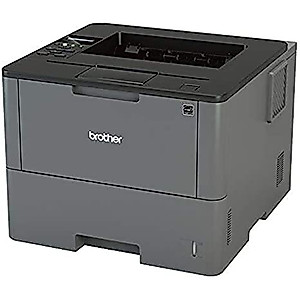 Brother Monochrome Laser Printer, HL-L6200DW, Wireless Networking, Mobile Printing, Duplex Printing, Large Paper Capacity, Amazon Dash Replenishment Enabled (Renewed)