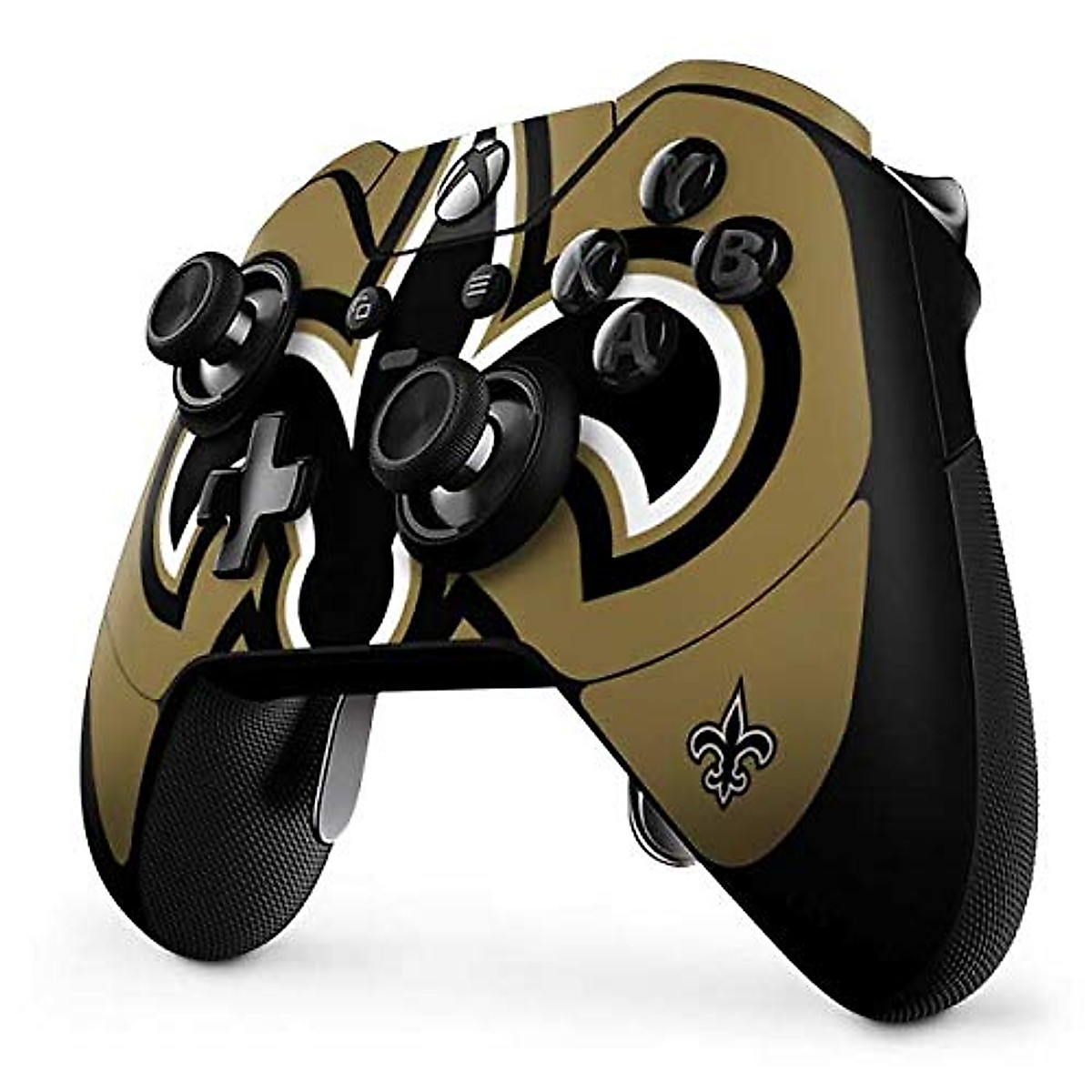 Skinit Decal Gaming Skin compatible with Xbox One Elite Controller - Officially Licensed NFL New Orleans Saints Large Logo Design