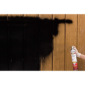 Rust-Oleum 334128-6PK Stops Rust Turbo Spray Paint, 24 oz, Gloss Black, 6 Pack