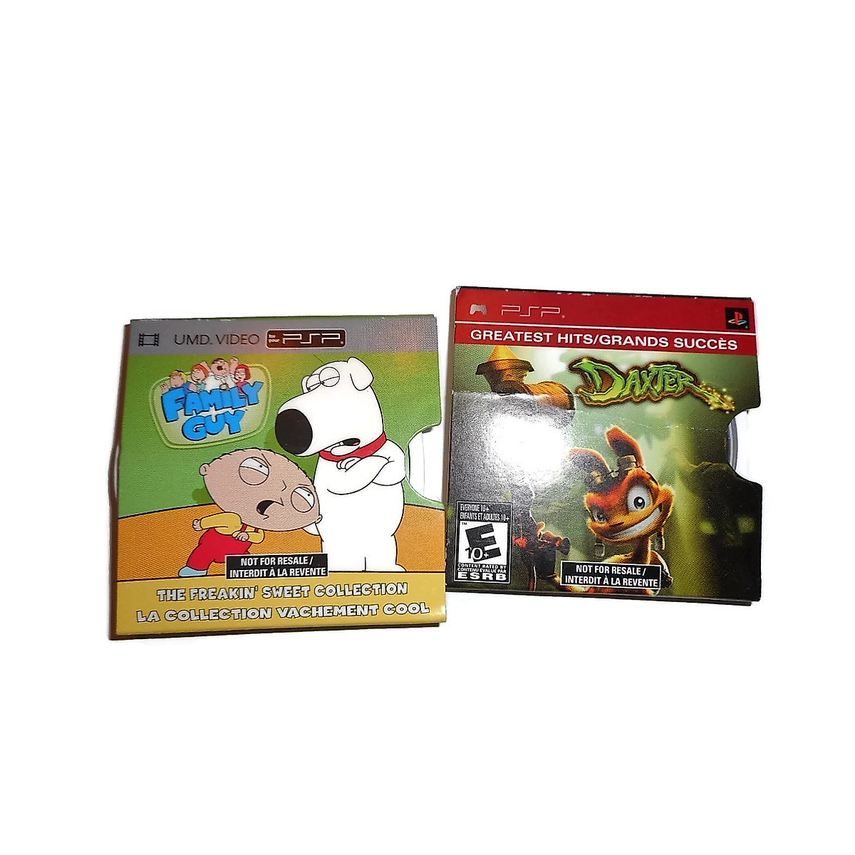 BUNDLE Sony PlayStation Portable PSP , 1 Family Guy Game, 1 Daxter game, 1 Metal Aluminum carrying case , power cords