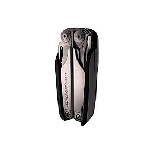 HoldMyGear Surge Multi-Tool Sheath, 1.5'' Belt Clip, Compatible with Leatherman Surge, Black Regular thermoplastic, 3D Printed