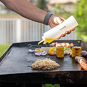 Loomla Griddle Accessories for Blackstone,13 Pc Flat Top Grill Accessories with Scraper, Spatulas, Tongs, 2 Bottles, 4 Egg Rings, Griddle Spatulas Set, Stainless Steel BBQ Accessories for Camping