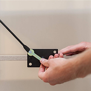 40 PCS M4x10mm Flat Knurled Head Fully Threaded Thumb Screws, Bolts Fastener, Vesa Screws, Monitor Mount Screws for Works with Any TV and Monitor Mounting