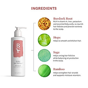 Better Not Younger Wake Up Call Shampoo, 8 Oz. Conditioner, 8 Oz. and Superpower Fortifying Hair & Scalp Serum Bundle