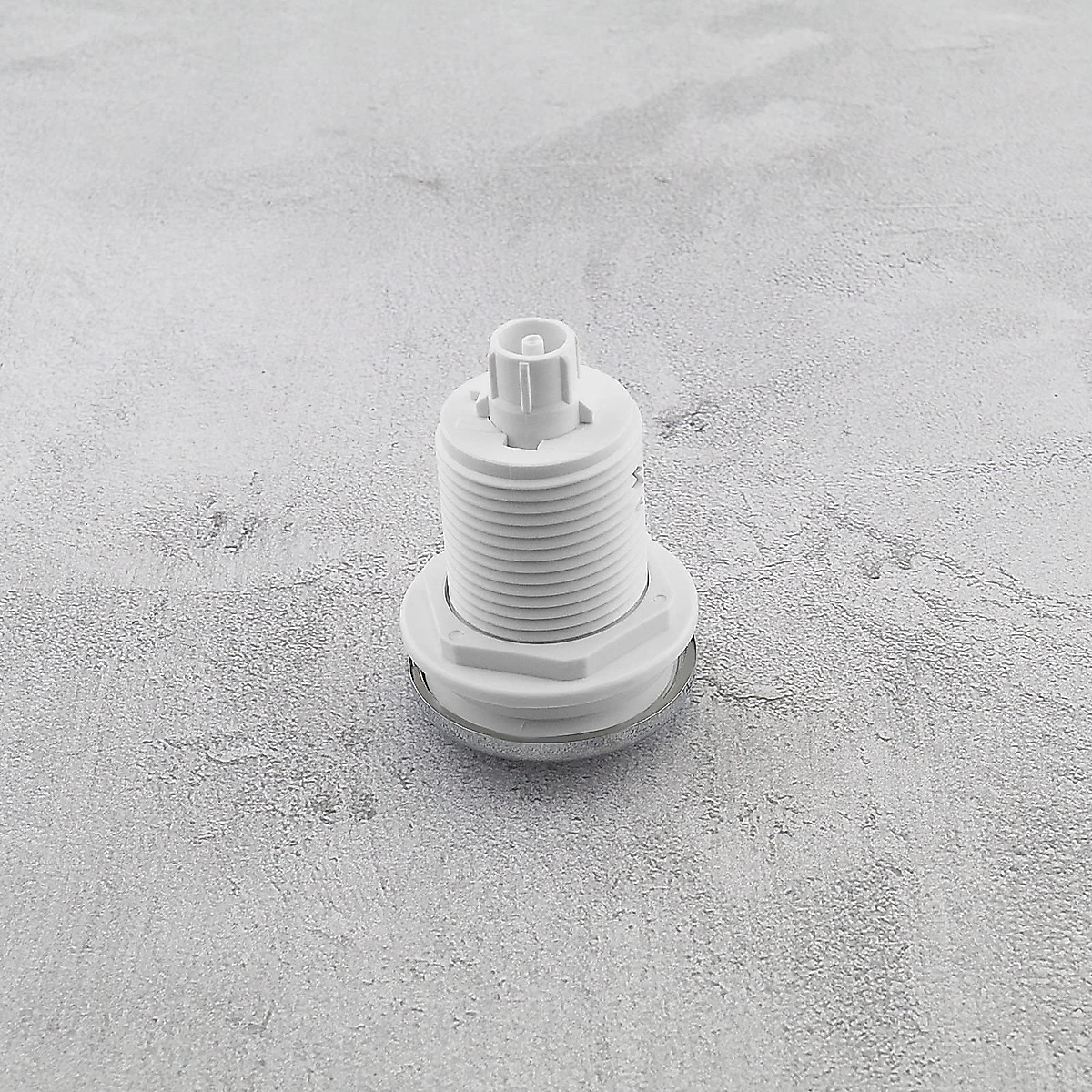 Create idea 2PCS 32mm Push Button Switch Garbage Disposer Air Switch Compatible with Garbage Processor Massage Bathtub Children's Toys White