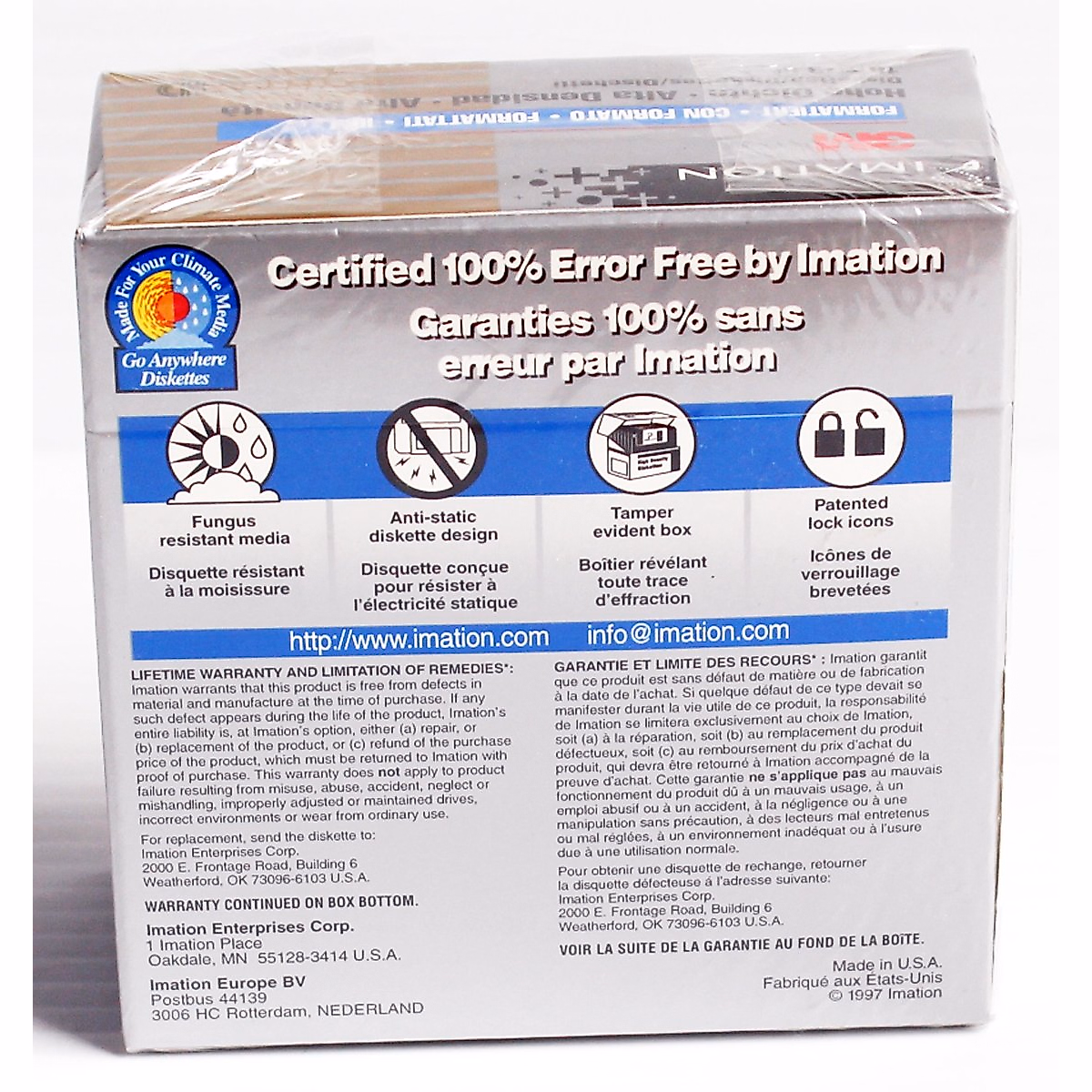 imation 3.5" Diskettes