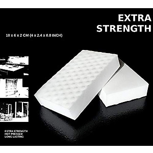 Extra Strength Value Deal, Magic Sponge Cleaners Eraser Pads - White - All Purpose - Long Lasting (30 XS Eraser Pack)