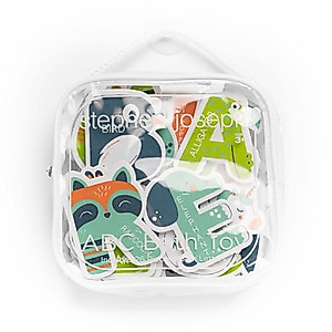 Stephen Joseph, Floating ABC Foam Bath 35-Piece Toy Set, Blue (SJ1148)