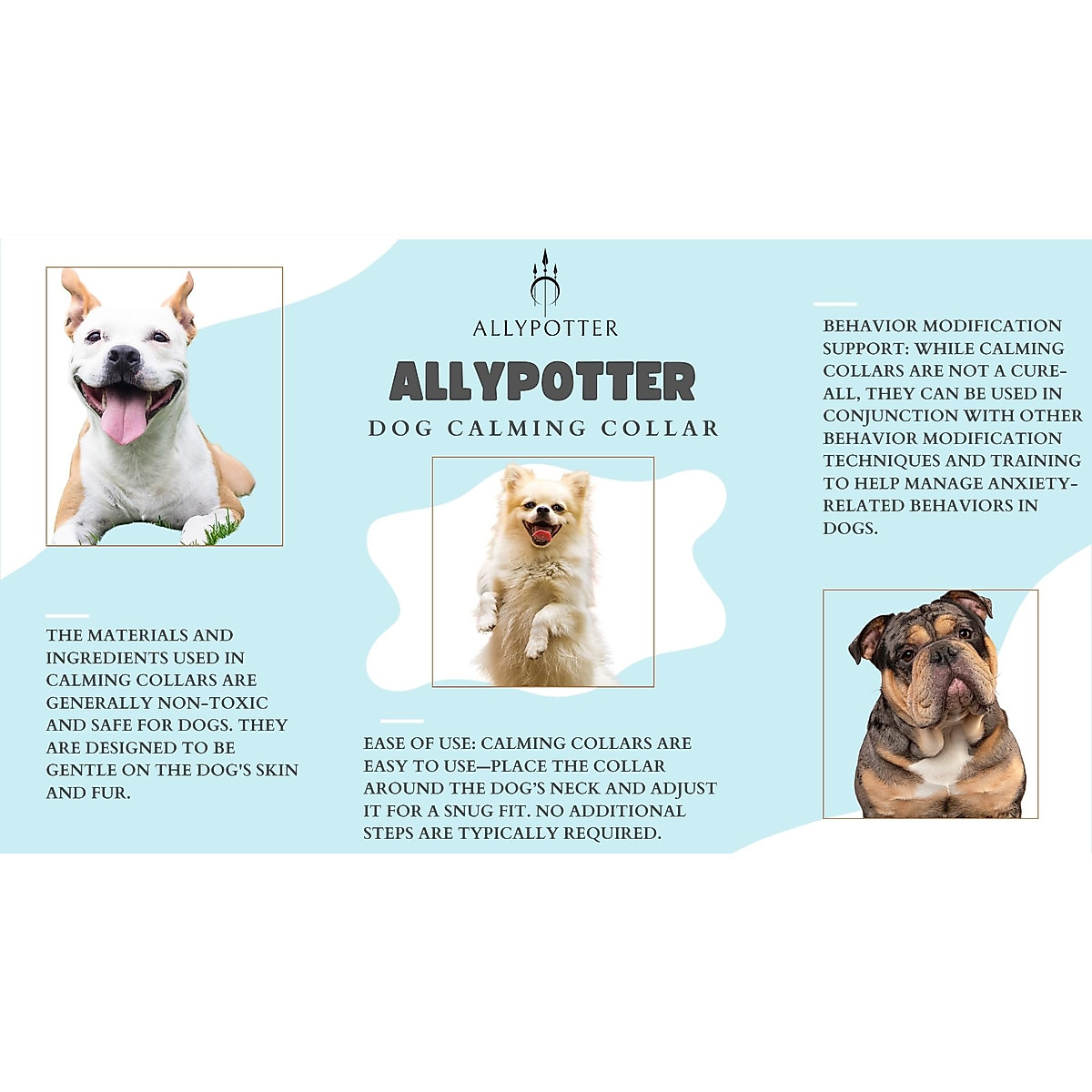 Calming Collars for Dogs, Dog Anxiety Relief, Calming for Dogs, Anxiety Collar for Dogs, Anti Anxiety for Dogs, Pheromone Collar for Dogs, DAP Collar for Dogs, Dog Stress and Anxiety Relief