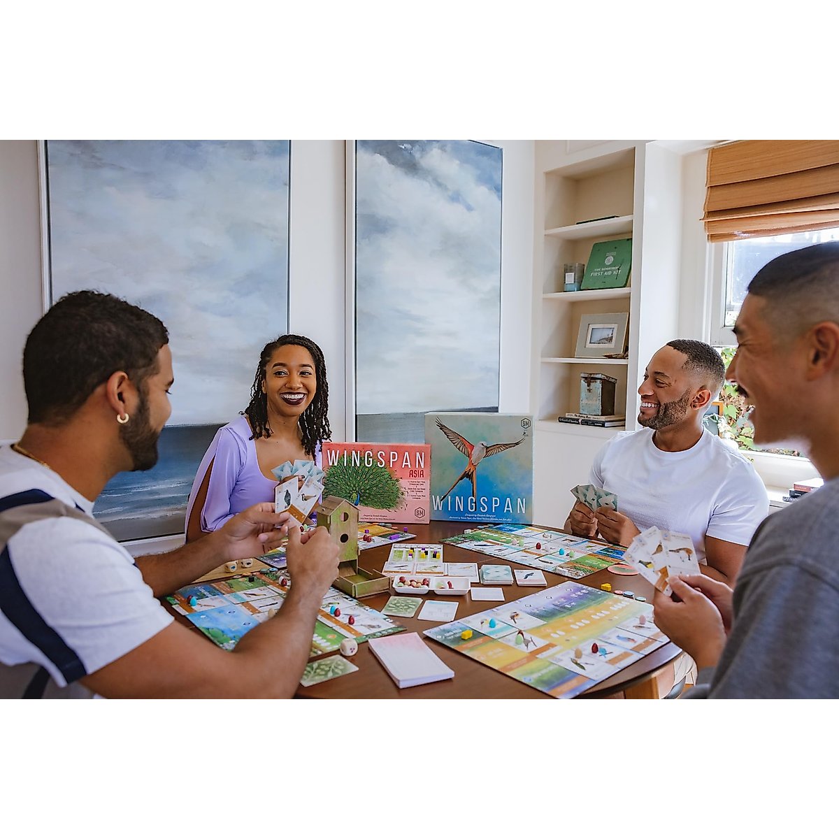Stonemaier Games: Wingspan Asia | Standalone Game or Expansion to Wingspan (Base Game) | Great for Solo Play or 2 Player | Add to Wingspan for 6-7 Player Expansion | 1-5 Players, 70 Mins, Ages 14+