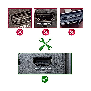 HDMI Port Replacement for Xbox Series X, Display Socket Jack Connector Repair for XSX Console, M1087810-Original OEM Quality