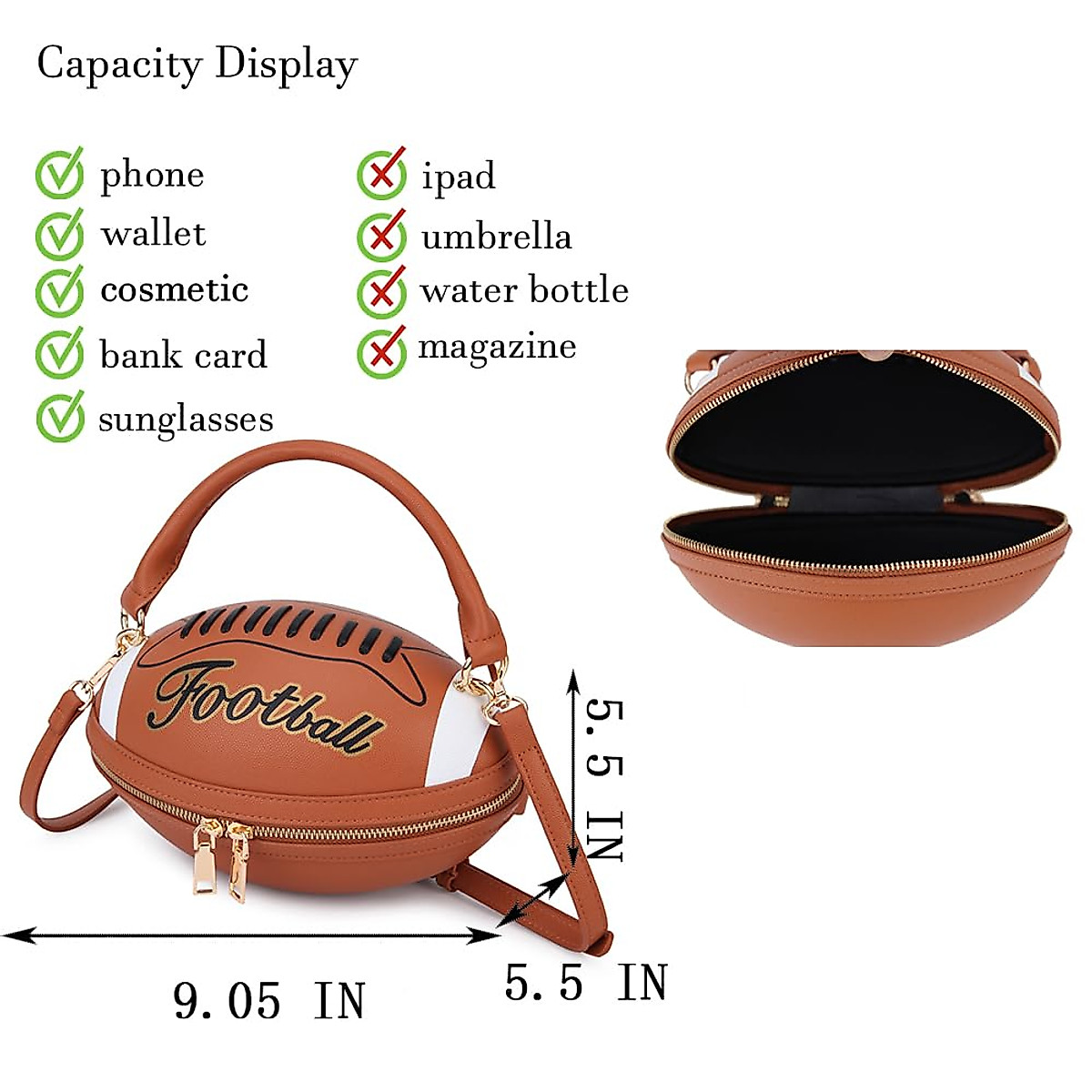 ENJOININ Fashion Game Boy Design Women's Chain Bags Crossbody Bag Shoulder Purses Teens Girls Women Novelty Handbag