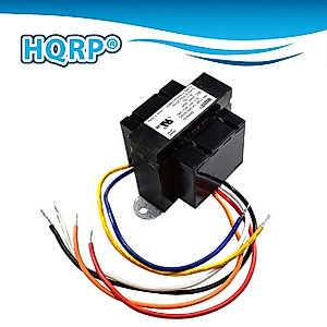 HQRP 120V-240V to 24V 40VA Transformer Compatible with Nest, Ecobee, Sensi, Honeywell Thermostat, Nest Doorbell and All Versions of Ring Doorbell Power Supply Adapter Door-Bell 120v-240v-to-24v, UL