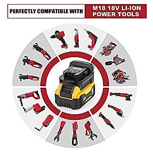 for Dewalt 18V/20V Max Battery Adapter Convert to for Milwaukee M18 18V Tool Use