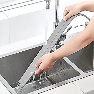 Under Door Draft Stopper, Bottom Seal Weather Stripping - Removable and Washable Insulation Noise Dustproof Strip,Yellow,Blue,Gray, White,Brownunder Bottom Door Weather Stripping (White)