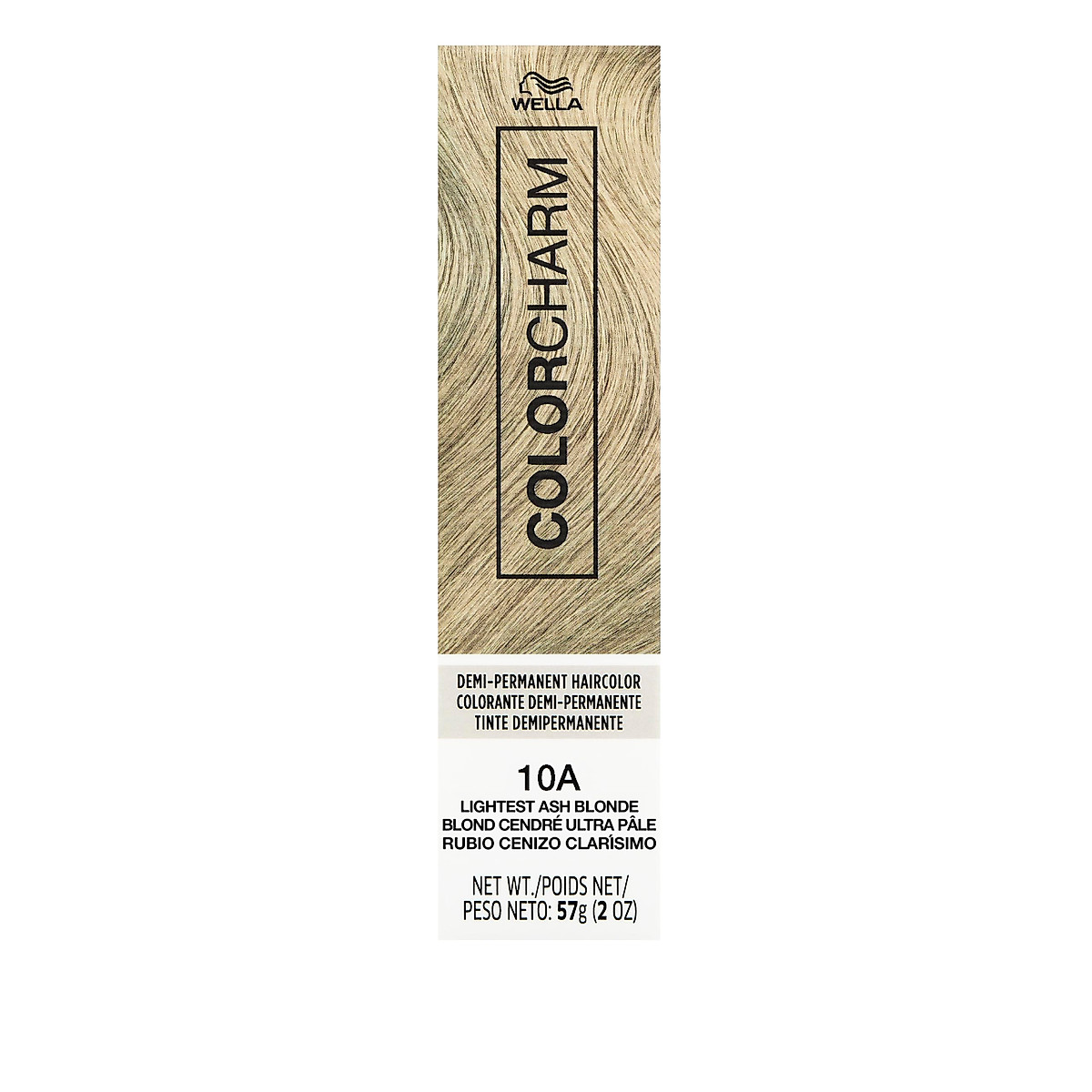 COLORCHARM Demi Permanent Hair Color| 10A Lightest Ash Blonde | Gloss, Refresh and Tone | 2 Fl Oz