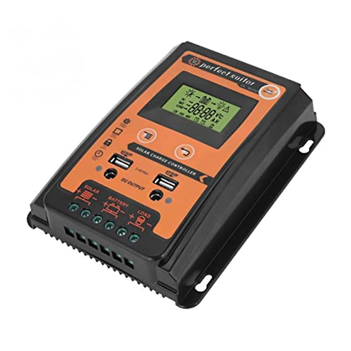 GANAZONO Solar Charge Regulator Solar Controller Electric Generator Dynamo Solar Charge Controller Solar Regulator Charge Controller Solar Charge Battery dyna-GRO 70a USB Lithium Battery