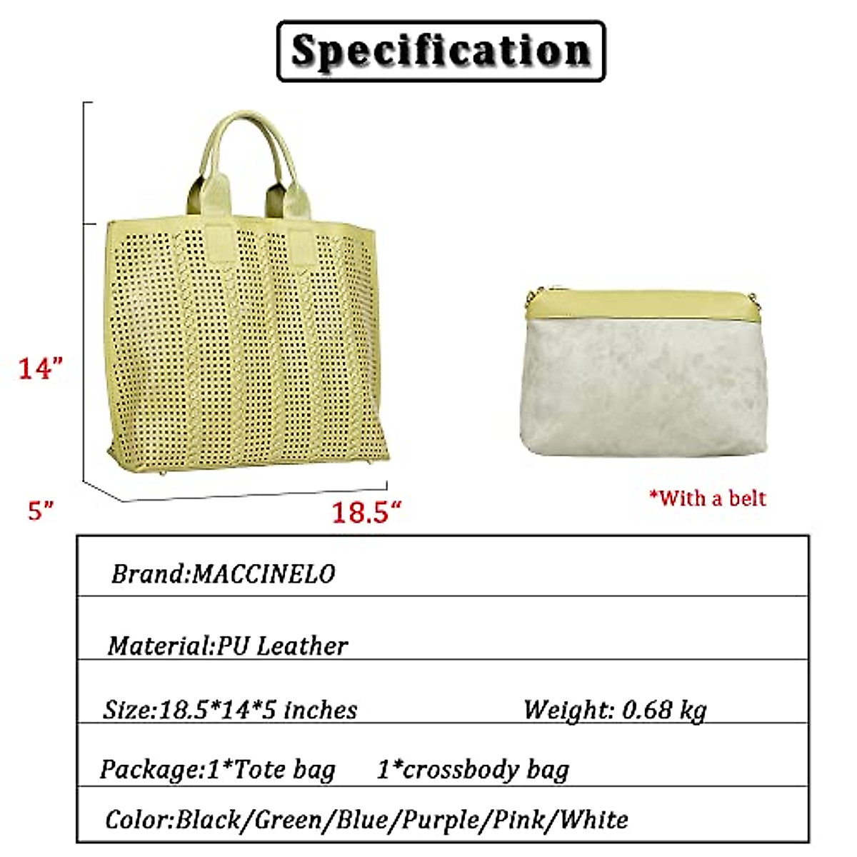 Women Fashion Leather Handbags Large Satchel Purses Woven Totes Top-handle Bag for travel/work/gift set (Green)