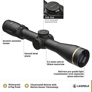 Leupold VX-5HD 2-10x42 (30mm) CDS-ZL2 Illum. FireDot Duplex Reticle Riflescope