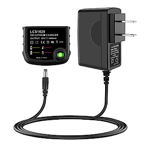 ADVTRONICS 20V MAX LCS1620 Replacement Charger Compatible with Black Decker 16V 20V Lithium Ion Battery LBXR20 LBXR20-OPE LB20 LBX20 LBX4020 LB2X4020 LBXR2020-OPE LBXR16