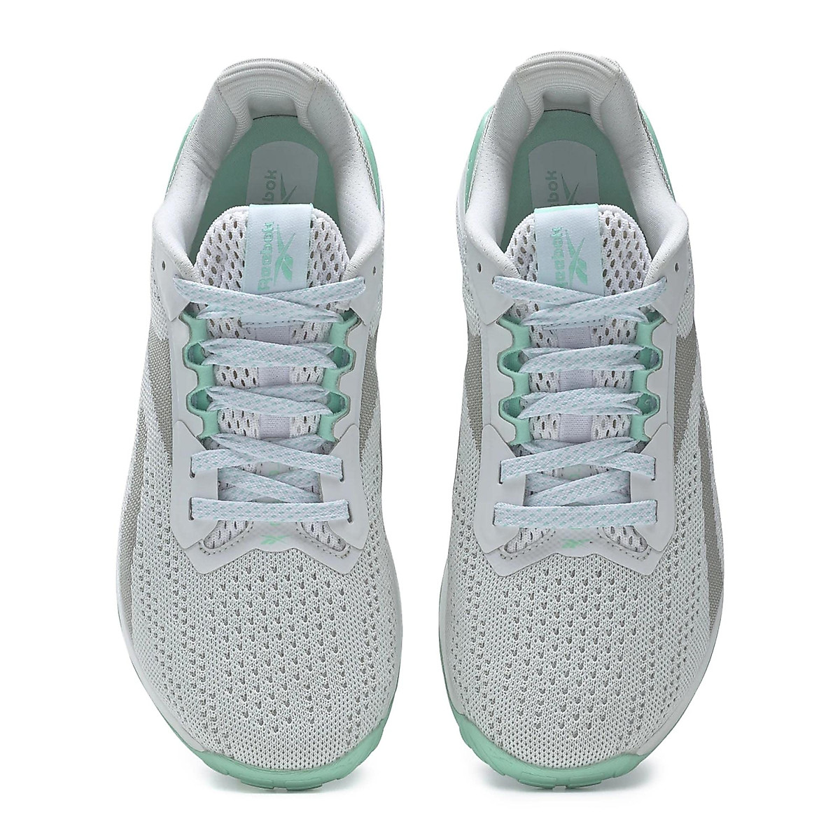 Reebok Women's Nano X1 Cross Trainer (6, Pure Grey 1 / Hint Mint/Pure Grey 3, Numeric_6)