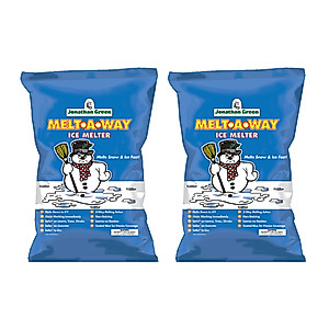 Jonathan Green 11305 Melt-A-Way Ice Melter, 50-Pound (2 Pack)