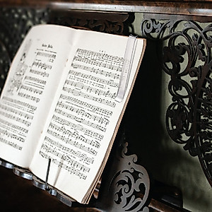 SAVITA 10 Pcs Music Stand Clips, Clear Acrylic Music Holder Clip Book Page Clip for Wind for Musician Composer Outdoor Gig Rehearsal Easy Reading