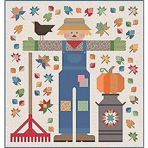 Generic Riley Blake Assortment of Creative, Must-Have Quilt Patterns by Lori Holt of Bee in My Bonnet and It’s So Emma. (It's Sew Emma The Quilted Scarecrow Quilt Pattern), P120-AUTUMN