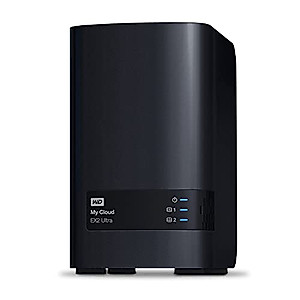 Western Digital My Cloud 28TB EX2 Ultra 2-Bay NAS, Black