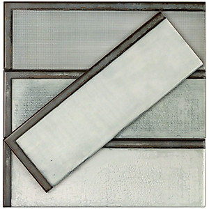 Piston Industrial Green Matte Ceramic Subway Wall Tile Sample