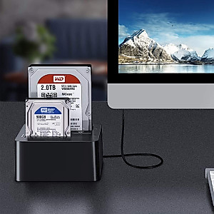 MITATTOK USB A to USB B 3.0 Cable (5FT), USB 3.0 Type A to B Male Cable Compatible with Monitor, Docking Station, Printer, External Hard Drivers, Scanner, USB Hub and More-Black