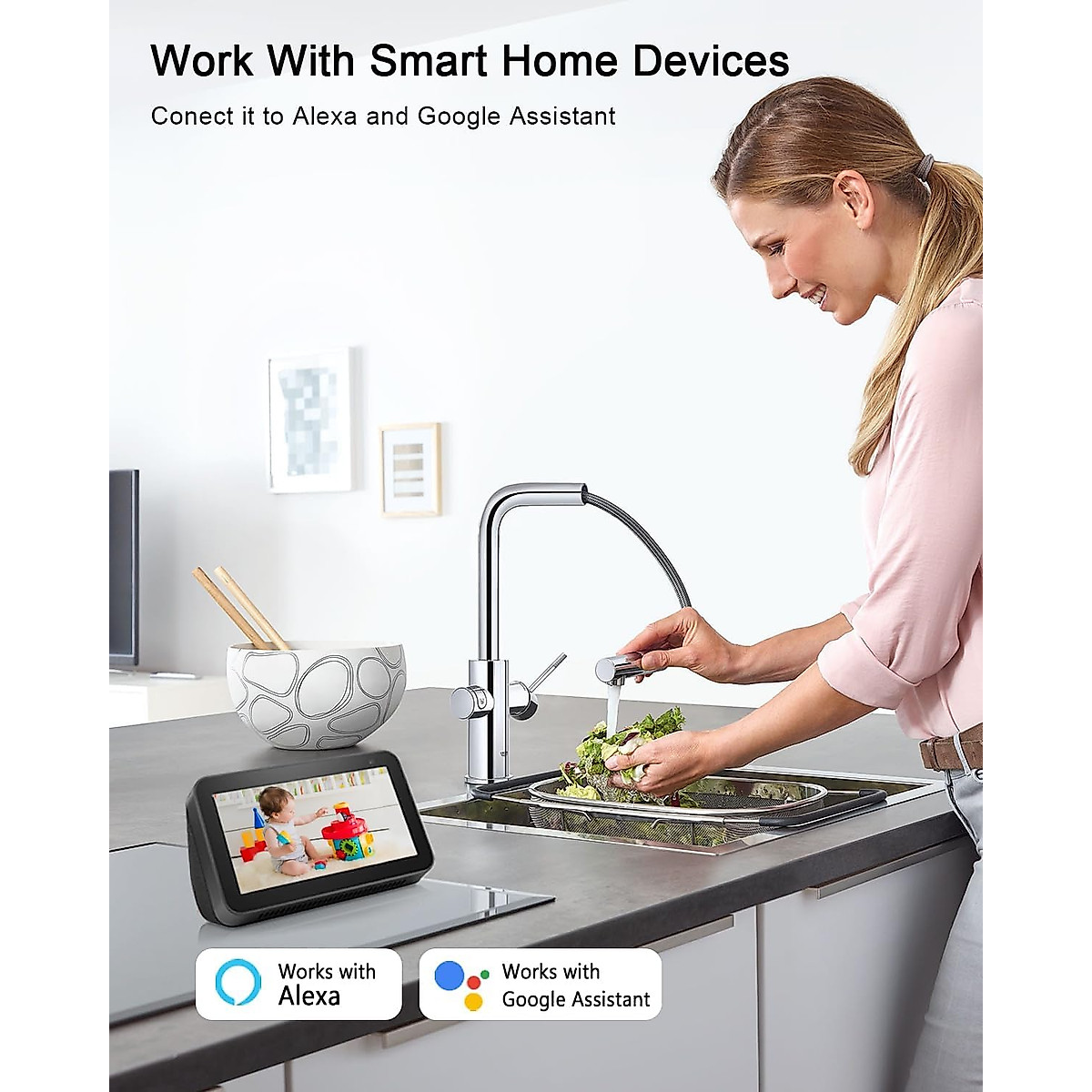 AMSEEN Solar Security Camera Wireless Outdoor with 360° Panoramic View, PIR Human Detection, 2K Night Vision, Spotlight and Siren, 2-Way Audio, Compatible with Alexa for Home Surveillance (C2-01)