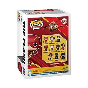 Funko Pop! Movies: DC - The Flash, The Flash Glow in The Dark, Amazon Exclusive
