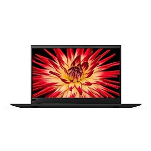 Lenovo ThinkPad X1 Carbon (6th Gen) - Windows 10 Pro - Intel Quad Core i7-8650U, 256GB NVMe-PCIe SSD, 16GB RAM, 14" FHD IPS (1920x1080) Display, Fingerprint Reader, Black