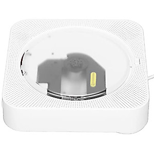 Jopwkuin Portable DVD Players CD Player Wall Mountable KC606 Dual Speakers Home DVD Players with CD, DVD, CD R/RW, DVD R/+R, DVD+RW/RW, VCD, U Disk Play Function for Language Learning(US Plug)