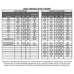 Bloch Women's Jazzflex Dance Shoe, Black, 4 Medium US