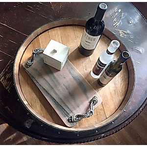 MGP Wine Barrel Head Lazy Susan