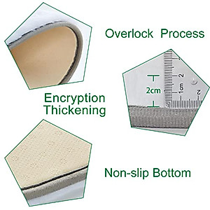 Ultra Soft Faux Fur Area Rugs Faux Rabbit Fur Round Rug, Living Room Rugs for Bedroom, Dining Room, Living Room, Easter Cartoon Bunny Eggs