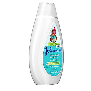 Johnson's Ultra-Hydrating Tear-Free Kids' Shampoo with Pro- Vitamin B5 & Proteins, Paraben-, Sulfate- & Dye-Free Formula, Hypoallergenic & Gentle for Toddler's Hair, 13.6 fl. oz