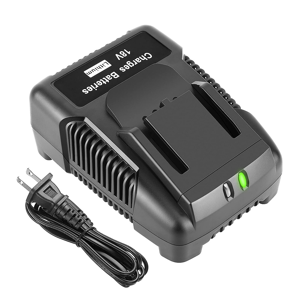 ADVTRONICS 18V R86092 Fast Charger for RIDGID 18V Battery R840083 R840085 R840086 R840087 AC840085 AC840086 AC840087P AC840089