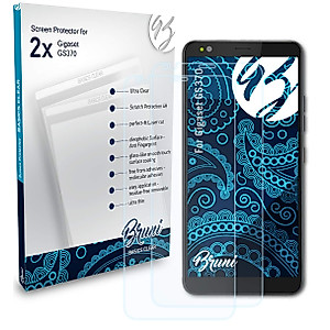 Bruni Screen Protector compatible with Gigaset GS370 Protector Film, crystal clear Protective Film (2X)