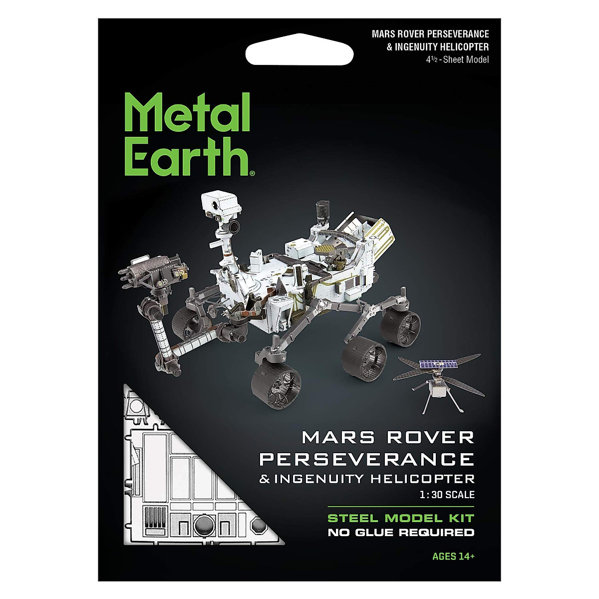 Metal Earth Mars Rover Perseverance & Ingenuity Helicopter 3D Metal Model Kit Fascinations