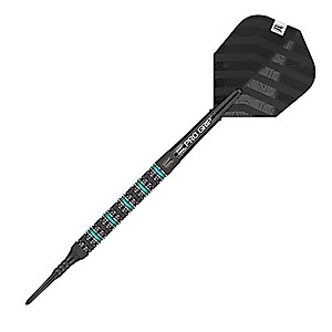 Target Darts Rob Cross Black Edition 18G 90% Tungsten Soft Tip Darts Set