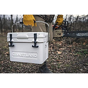 Coastland Bay Series 15 Quart Cooler Premium Lightweight Everyday Use Insulated Cooler, white (CB15)